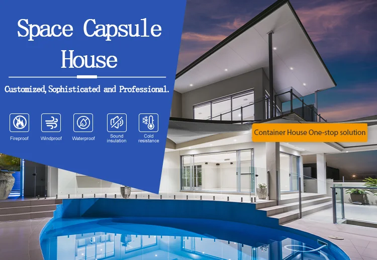 Prefabricated Space Capsule Prefabricated Building Houses Space Capsule ...