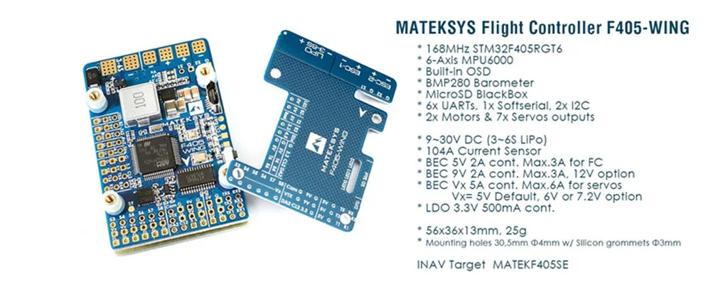 20x20mm Matek Systems H743-mini Betaflight Flight Controller 2-8s ...