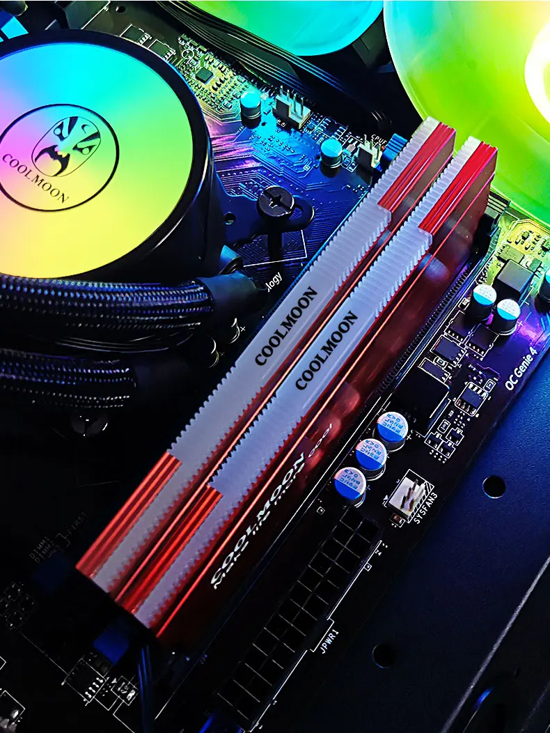 COOLMOON Memory Heatsink ARGB RAM Cooler - Efficient Cooling