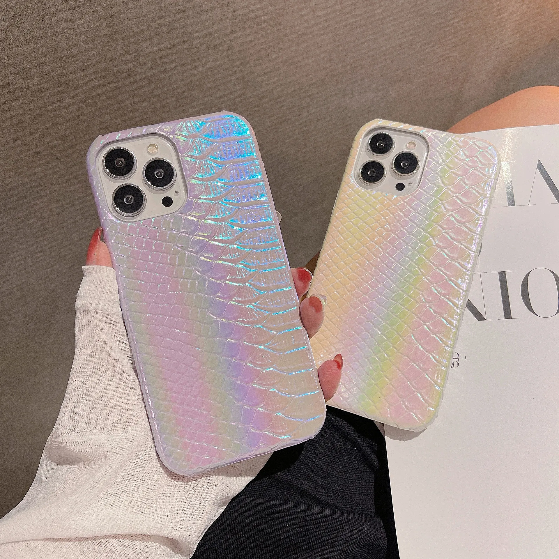 Hot Sale Highlight Half Wrapped Cell Phone Protective Cover Shell Laser ...