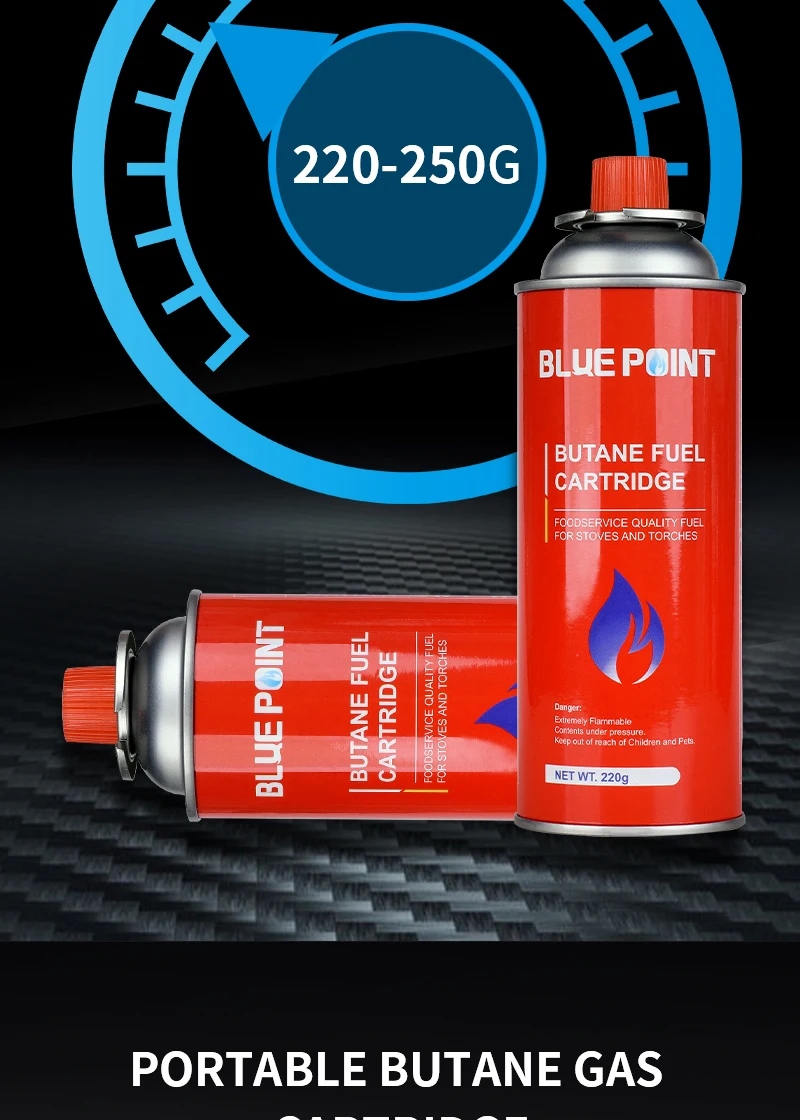 For Hiking Camping Outdoor Use Wholesale Butane Fuel Canister 220g ...