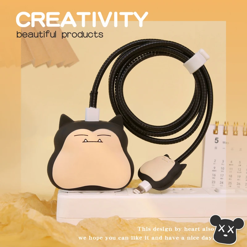 Iphone 18W 20W Charging Cable Protectors - Cute & Eco-friendly