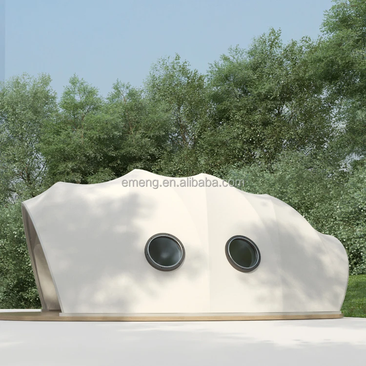 Luxury Outdoor PVDF Cocoon-Shaped Resort Hotel Tent House