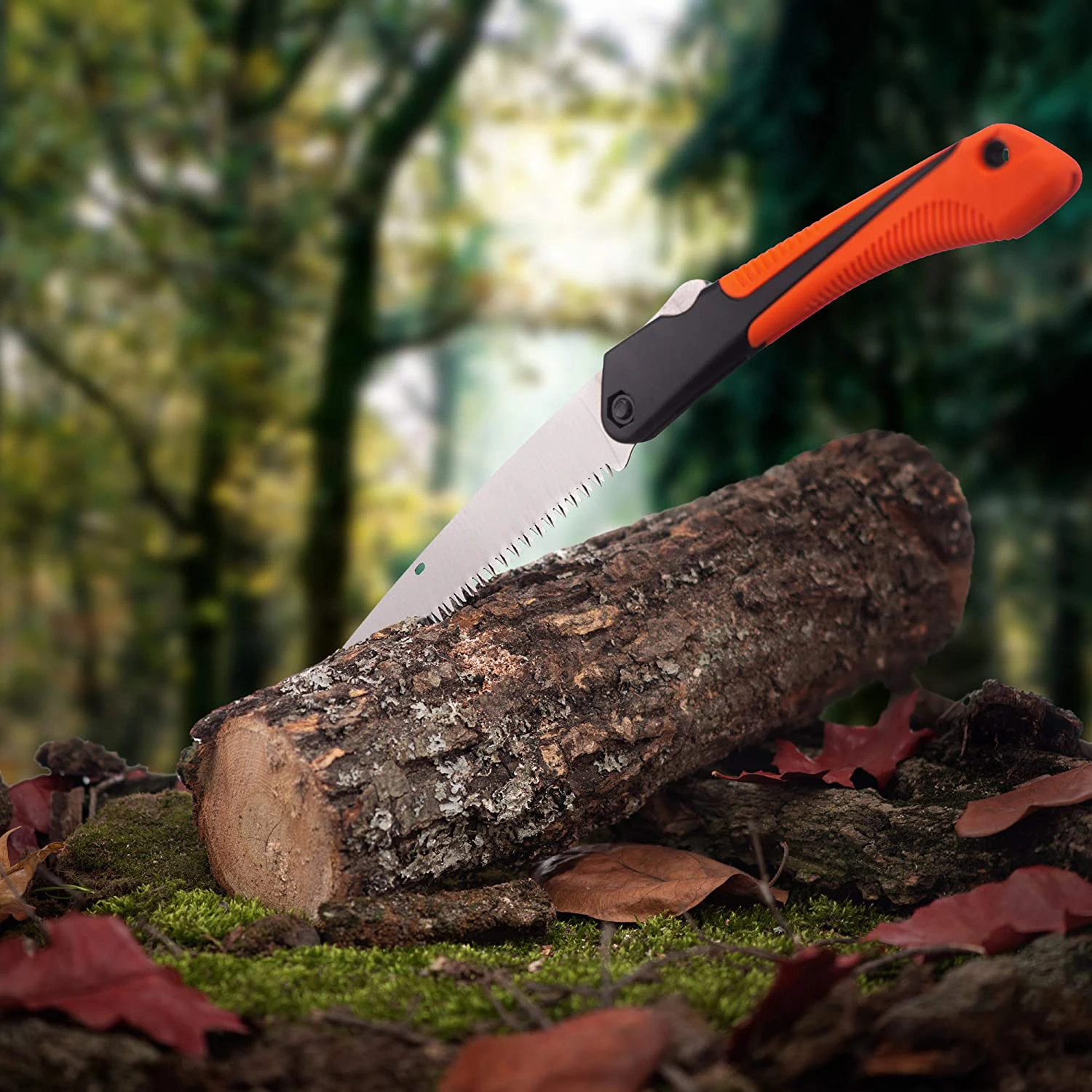 Folding Saw, 8 Inch Rugged Blade Hand Saw for Camping Gardening Hunting ...