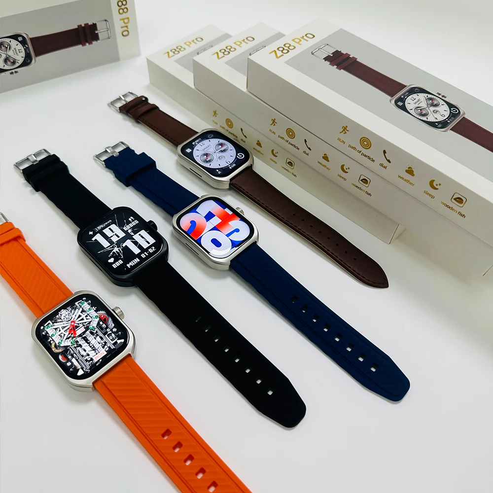 2023 New Smart Watch Z88 Pro With 2 Straps Compass Nfc Ip68 Waterproof Sos Reloj Inteligente ...