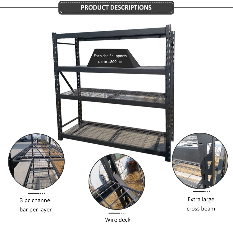 Heavy Duty Longspan Steel Shelves - Industrial Storage