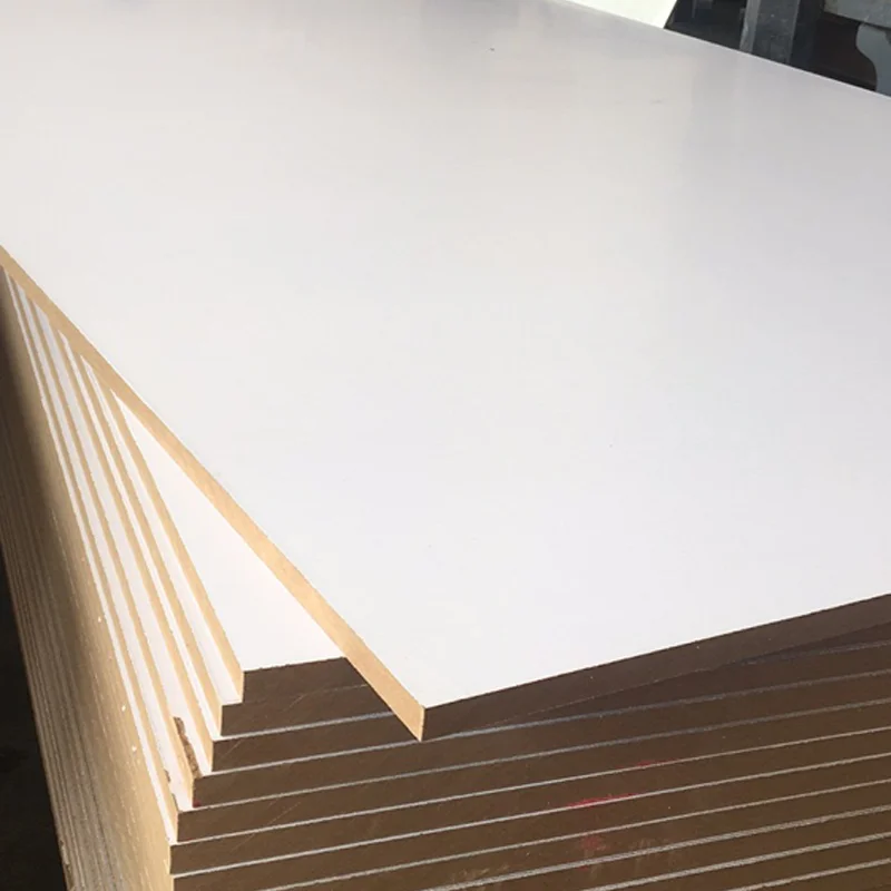 High Gloss White Melamine Mdf 18mm Double Wood Veneer Boards For Tv Table Mdf - Buy Melamine Mdf ...