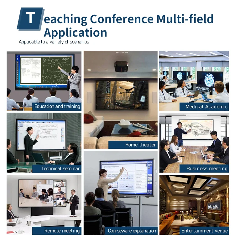 Colorsong 65 75 86 Inch Classroom Digital Display Whiteboard Lcd Screen ...