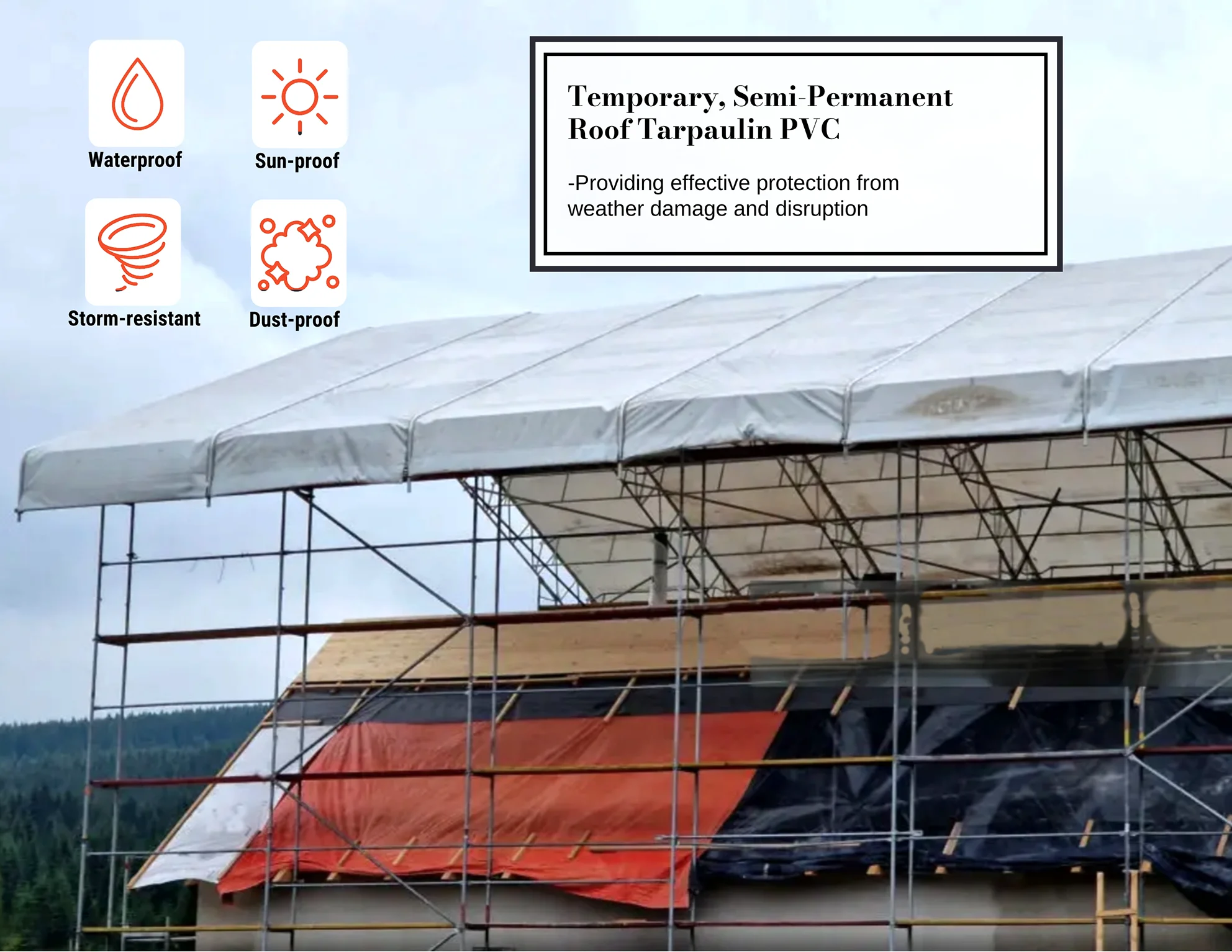 Custom Lonas PVC Tarpaulin - Durable and Versatile Fabric