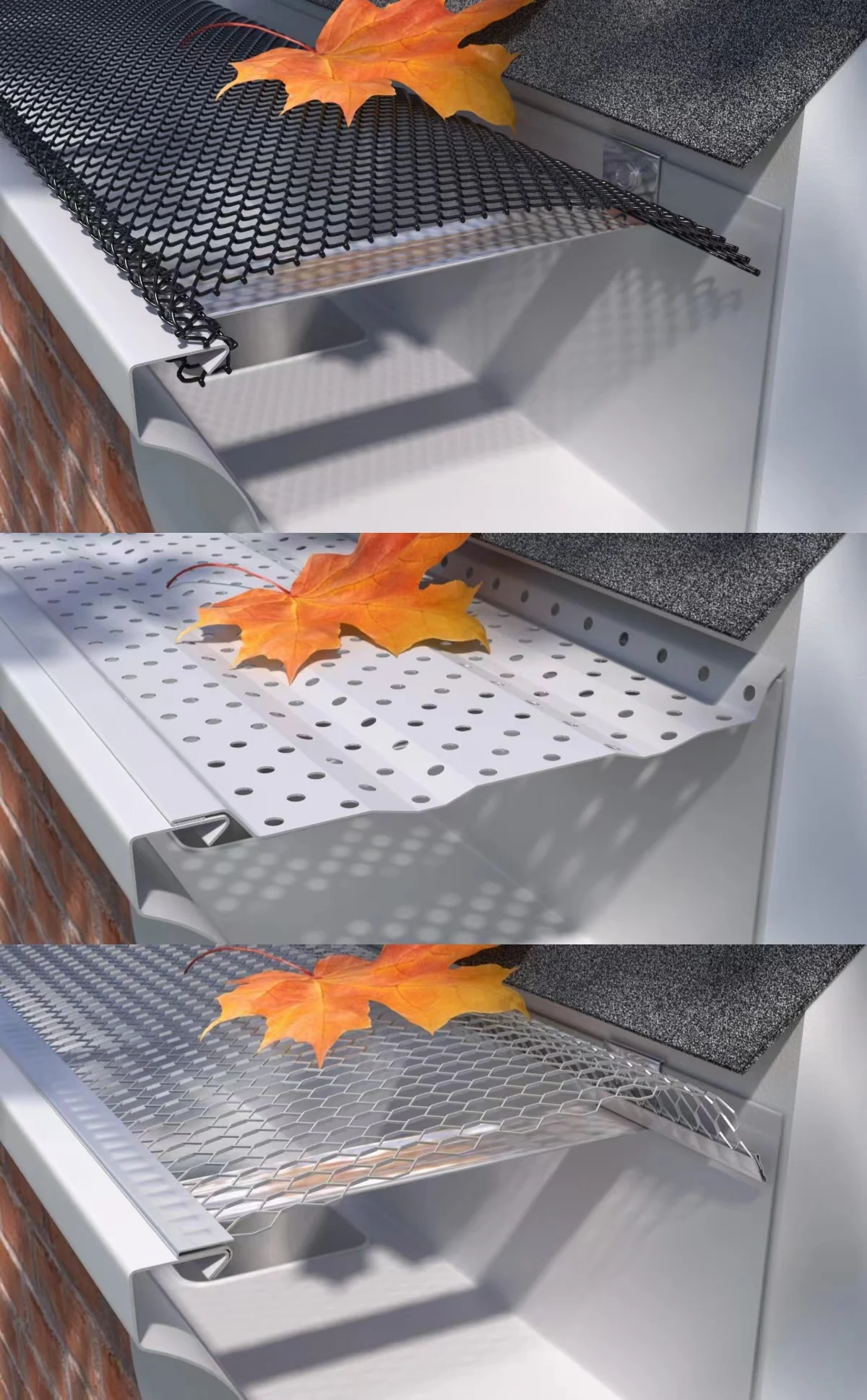 Ex-factory Aluminum Metal Mesh Gutter Guard - Buy Aluminum Window ...