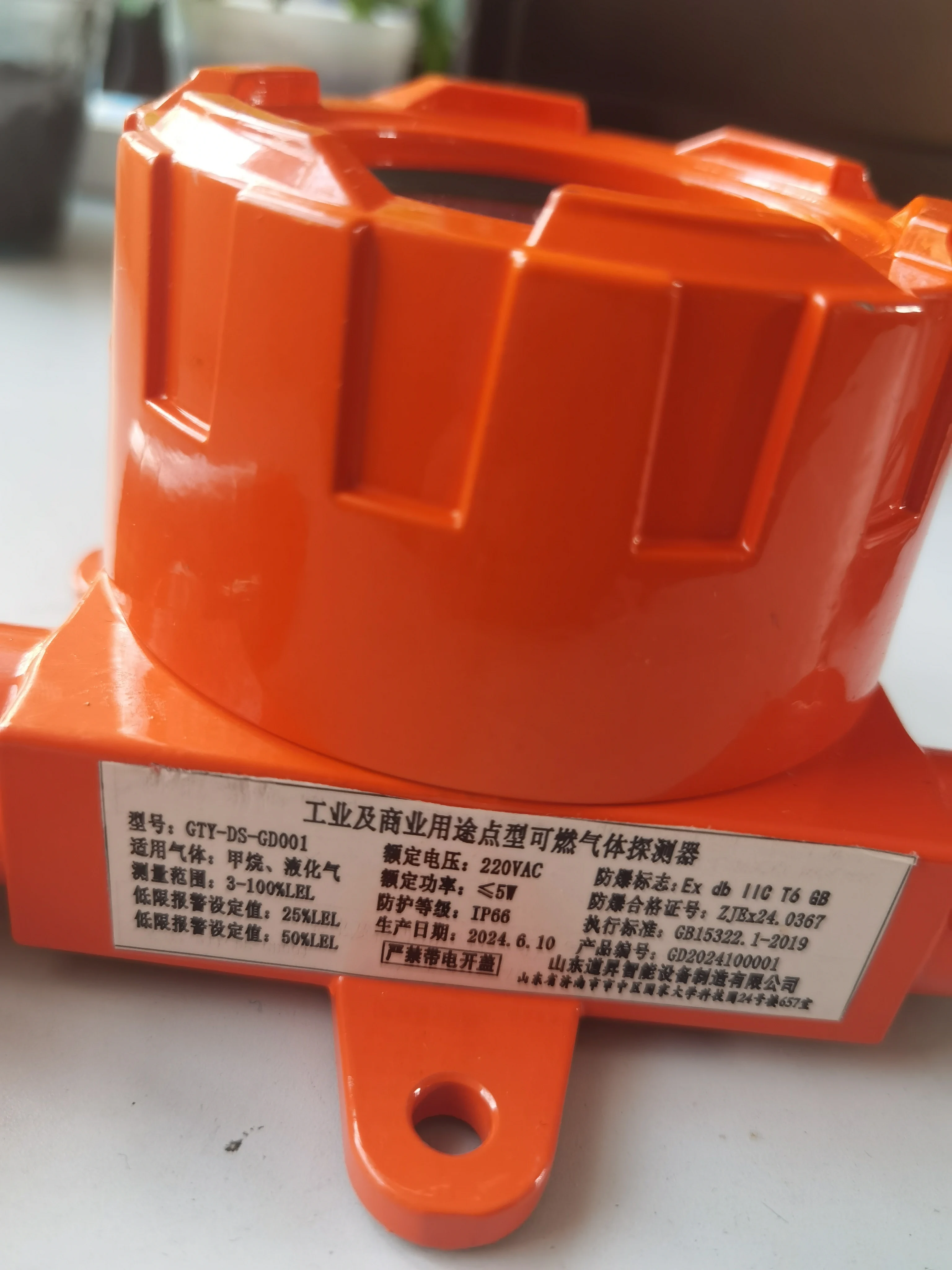 Wall-Mounted Industrial Multi-Gas Detector Probe Catalytic Combustion ...