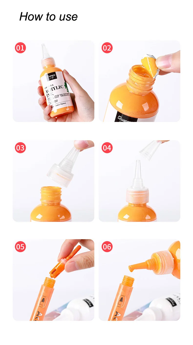 Acrylic Ink - 120ml Refill for Graffiti and Art Markers