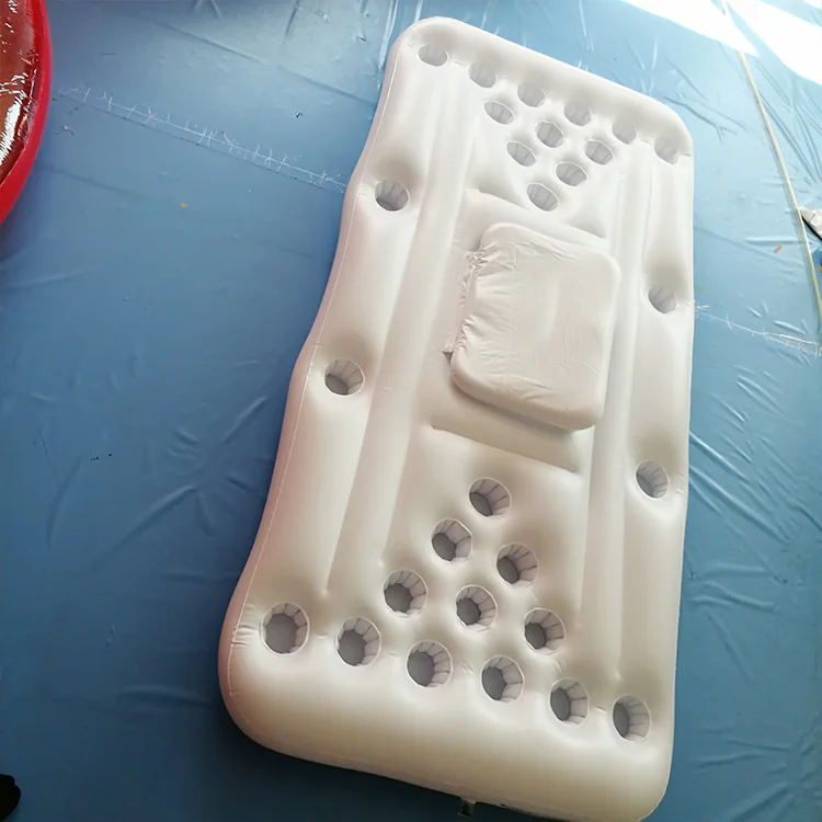 Floating Inflatable Large Pool Party Barge Outdoor P-ong Table For ...