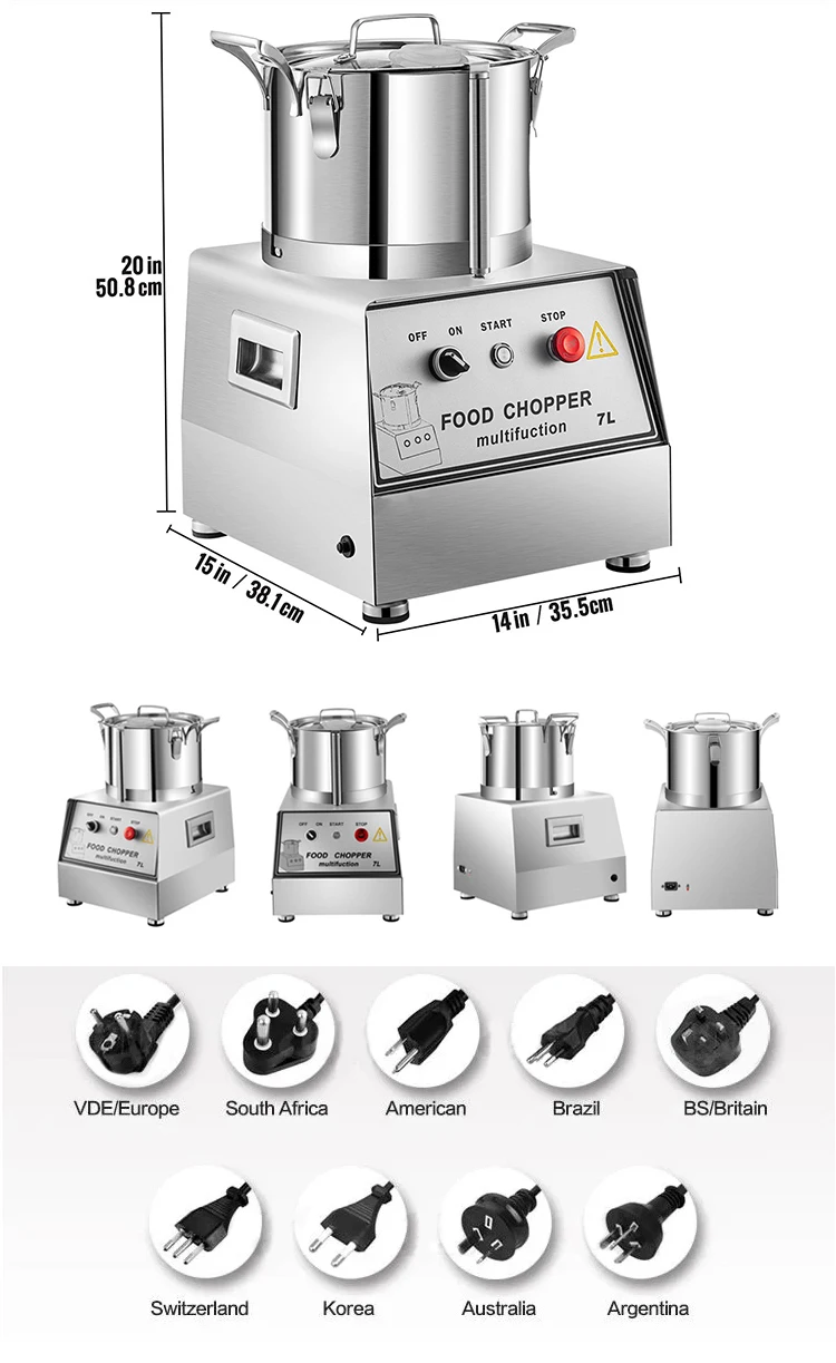 Top List Restaurant Electric Commercial Automatic Vegetable Grinder