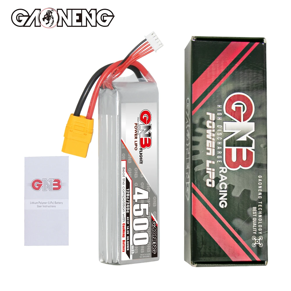 Gaoneng Gnb 4500mah 4s 14.8v 120c 240c Xt90 Rc Lipo Battery For Rc Car ...