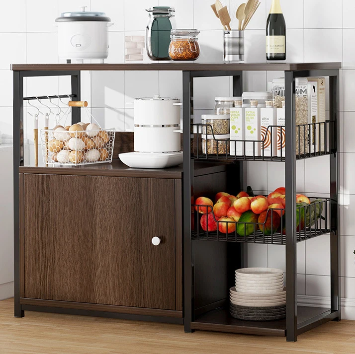 Supply Kitchen storage rack appliance shelf storage cabinets bowl rack ...