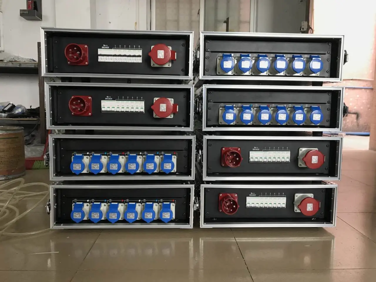 220v Single Phase 32amp Power Switch Board 3u Rack Mount Distribution ...