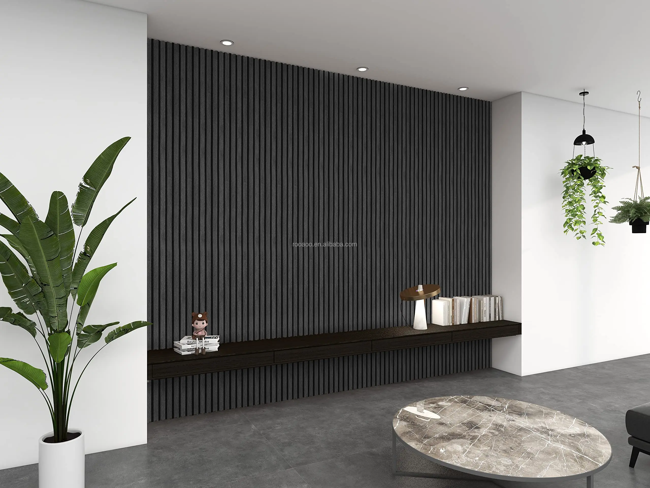 Acoustic Slat Wood Wall Panels - Stylish Soundproofing