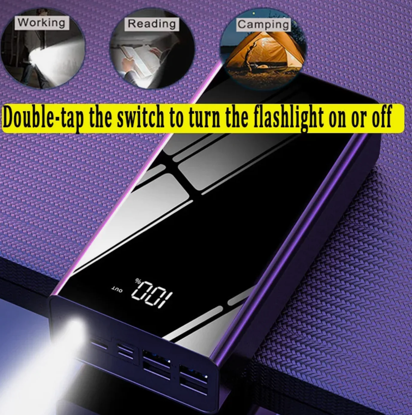 OEM Logo 50000mAh Portable Power Bank Larger Capacity Super Charger ...