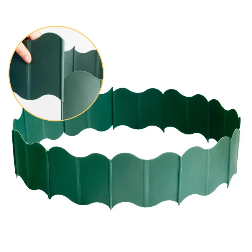 Interlocking Plastic Landscaping Edging Kit - Eco-Friendly Garden ...