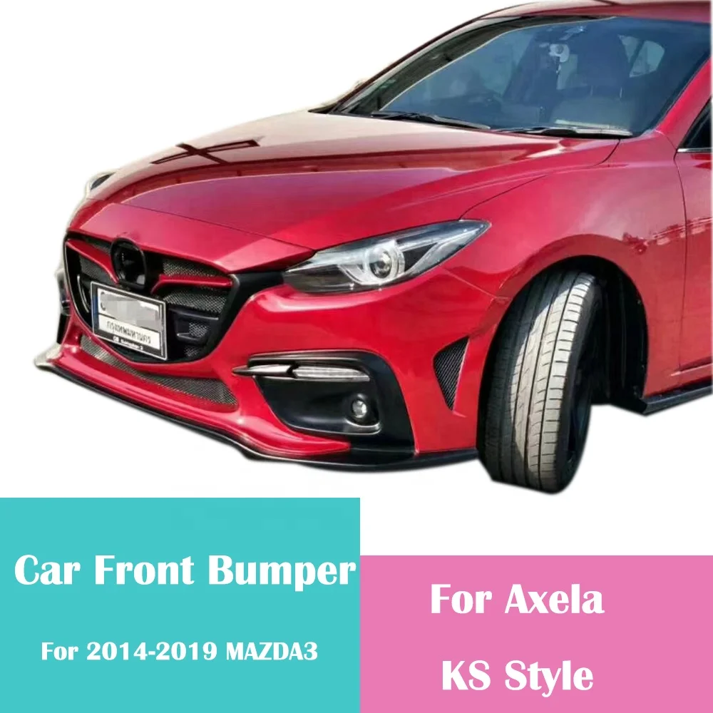 Mazda 3 Axela Body Kit with Front Bumper & Side Skirts, Plastic ODM