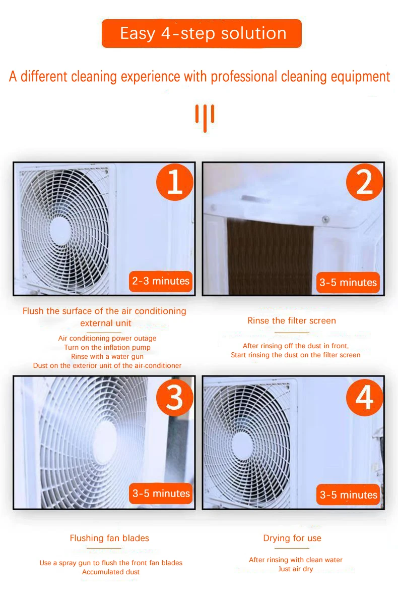 Double Pump Air Conditioner Cleaning Washer - High Pressure