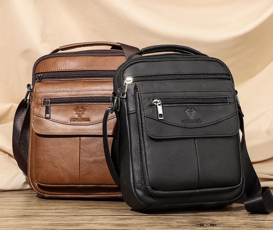HUMERPAUL Men's Shoulder Bags - High Quality & Large Capacity