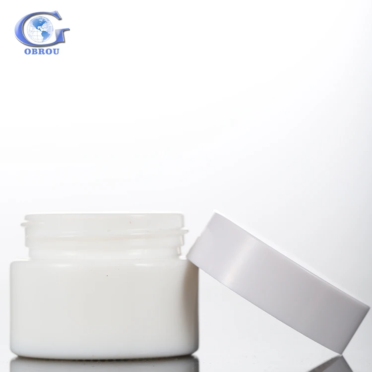 Luxury Cream Glass Jars 10g 20g 30g 50g 100g 120g Porcelain White ...