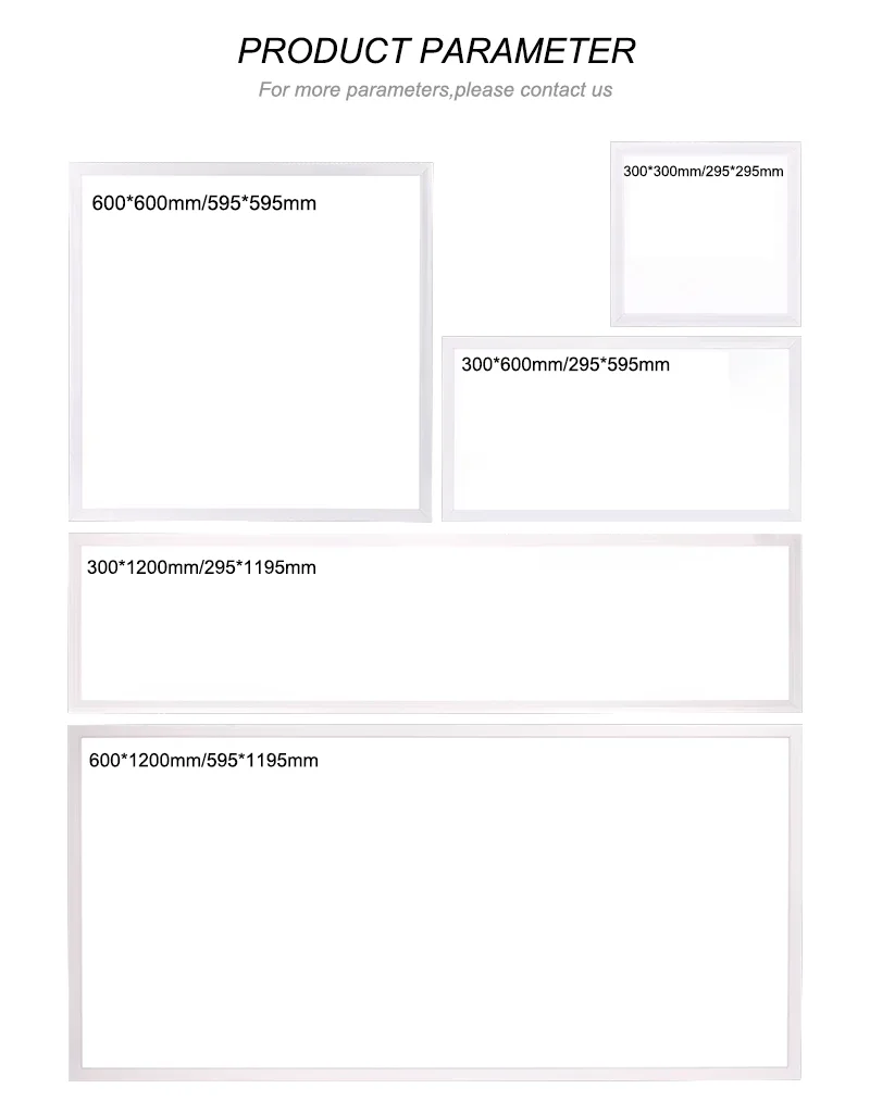 1200mm X 150mm 1200X300 1200mmx600mm 1200*600 Square IP67 DIY LED ...