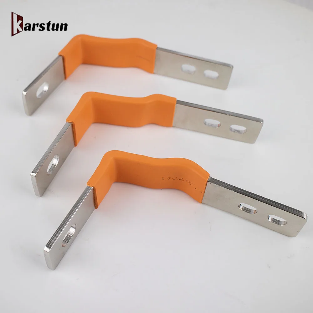 Flexible Copper Insulated Busbar Electric Tool Battery Busbar with Flat ...