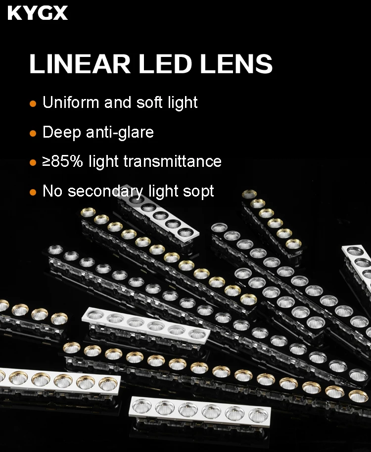 Linear Led Lens Ultra Thin Magnetic Track Light Lens Face Cover ...