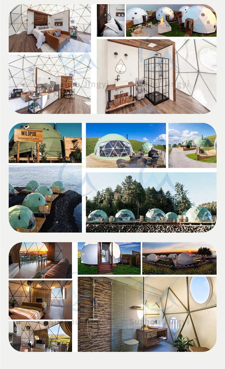 8 10 m Diameter Igloo Geometric Steel Shelter Structure Hotel Luxury House Outdoor Geo Round ...