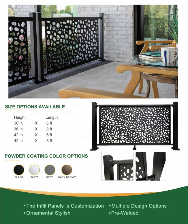 BH Railing Product - Customizable Modern Aluminum Railings