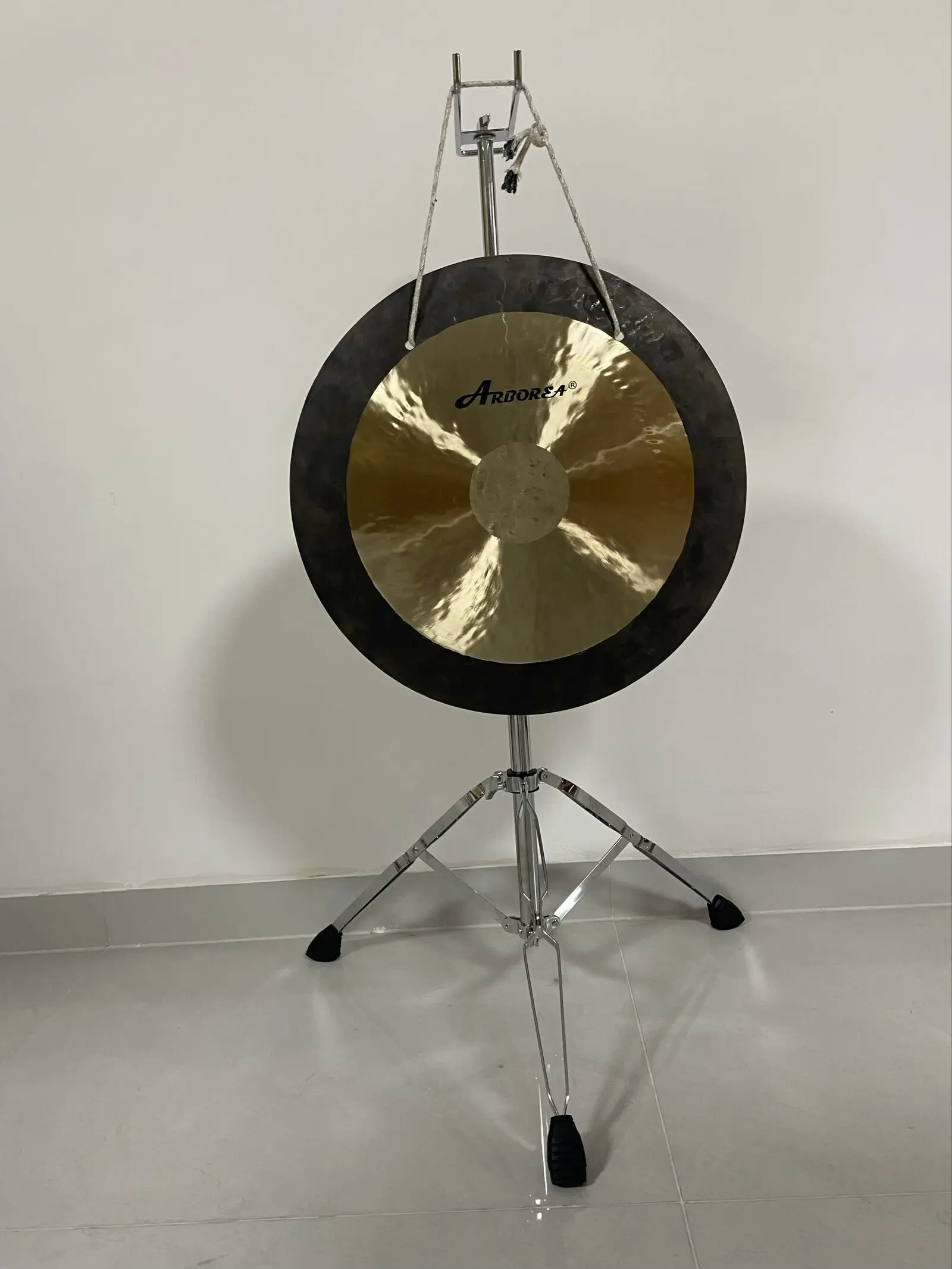 Portable Gong Stand - Movable & Durable Steel Tripod