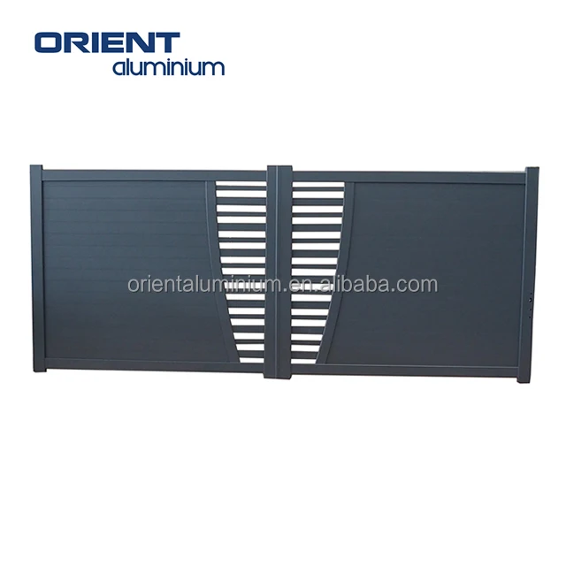 Modern Aluminum Sliding Gate Automatic System for Villa