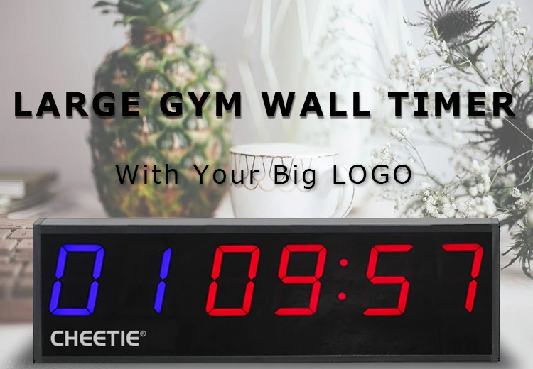 Cheetie Cp20 Large Personalized Display Digital Interval Clock Crossfit ...