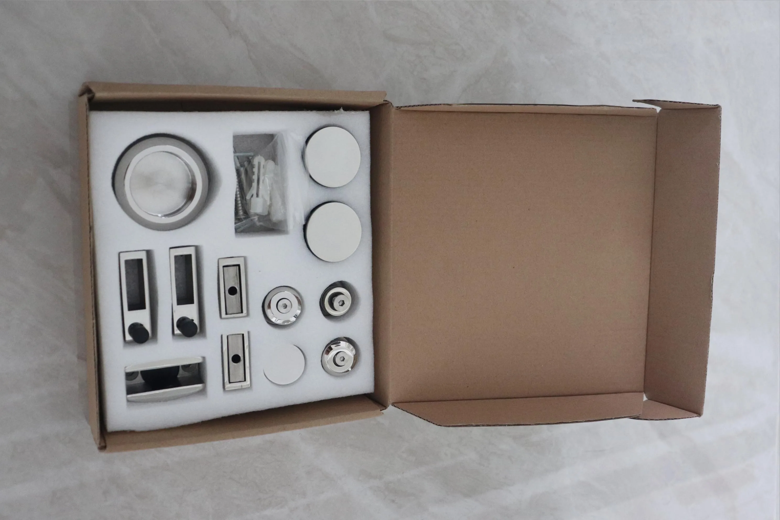 Crl Ser78 Deluxe 180 Degree Serenity Series Set System Frameless Glass ...