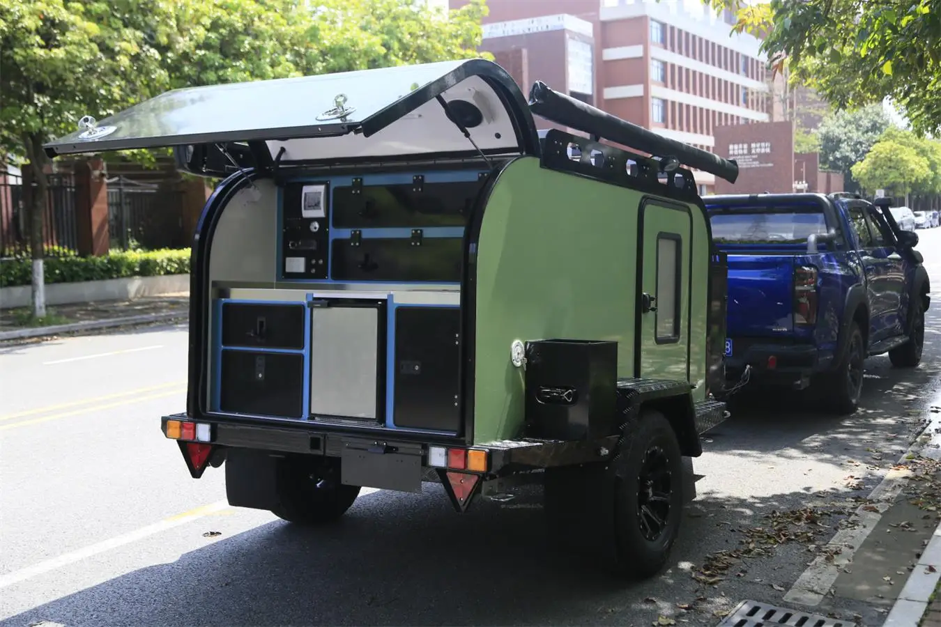 Manleyorv 4x4 Offroad Small Teardrop Camper Trailer - Single Axle RV ...
