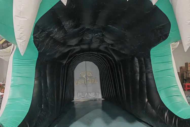 Large Giant Custom Leopard Print Mascot Bulldog Tunnel Inflatable ...