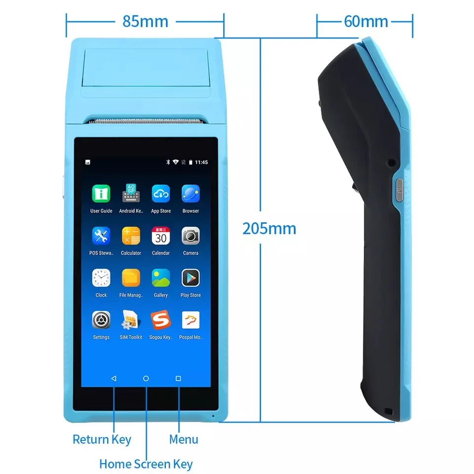 Handheld 5.5 Inch Pos Terminal Machine - Smart Android Pos