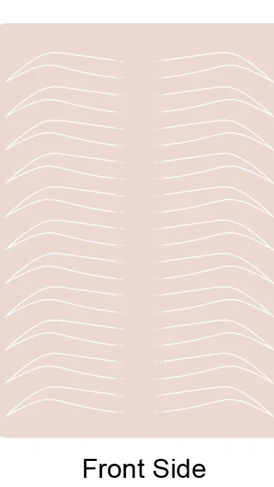 Custom Eyebrow Tattoo Double Side Latex Skin Microblading Permanent ...