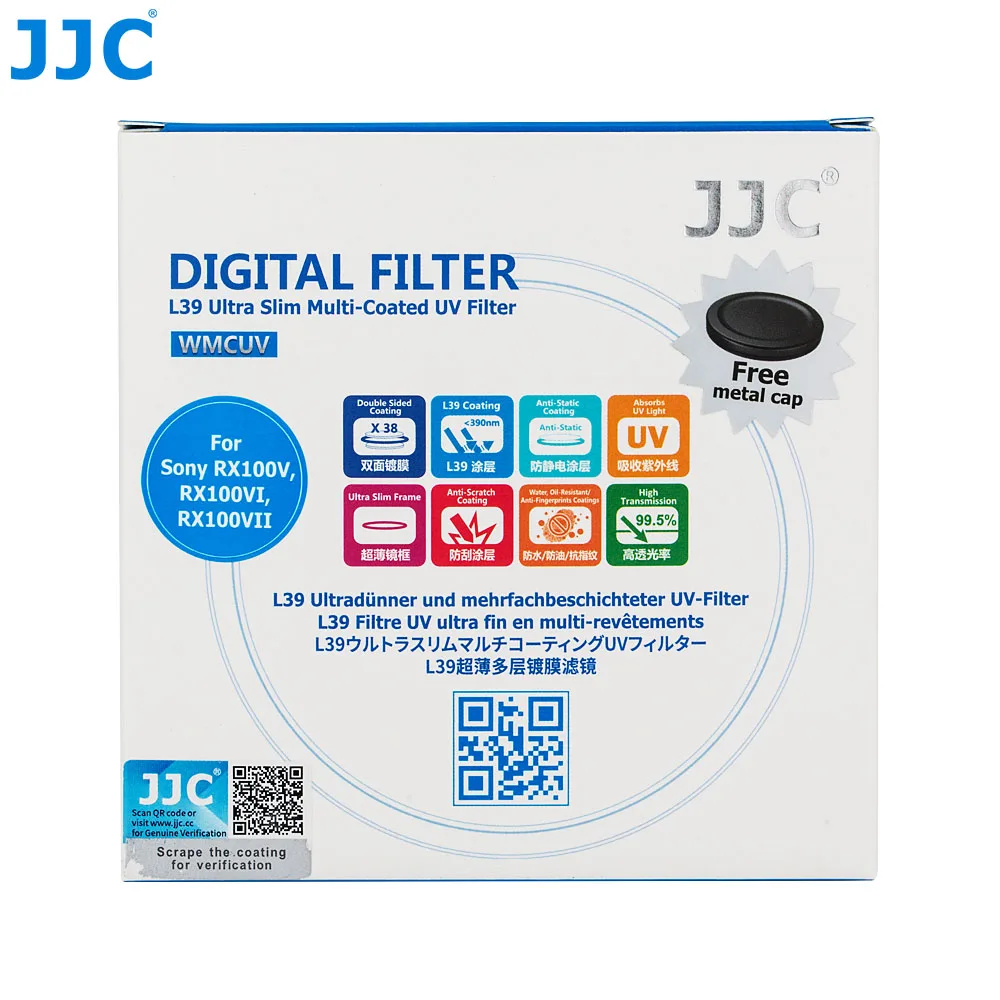 Jjc F-wmcuvr6 Uv Protection Filter S+ Ultra Slim Multi-coated With Lens ...