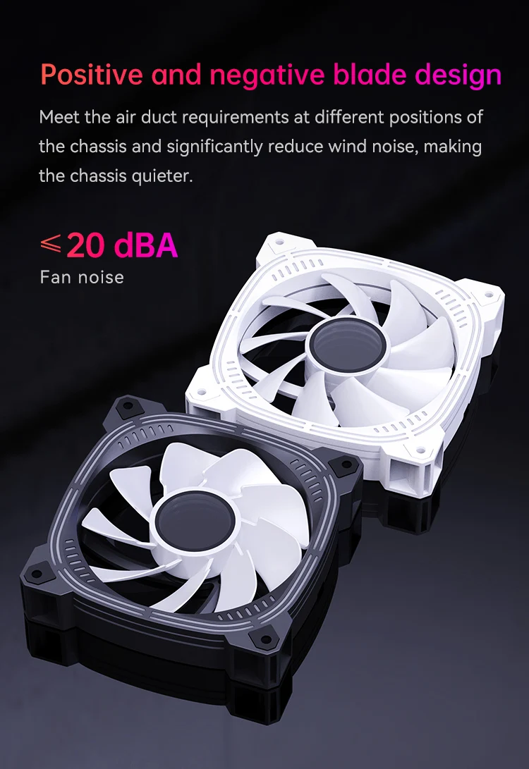 SNOWMAN High Airflow ARGB Case Fans Sync ARGB Lighting Advanced Cooling ...