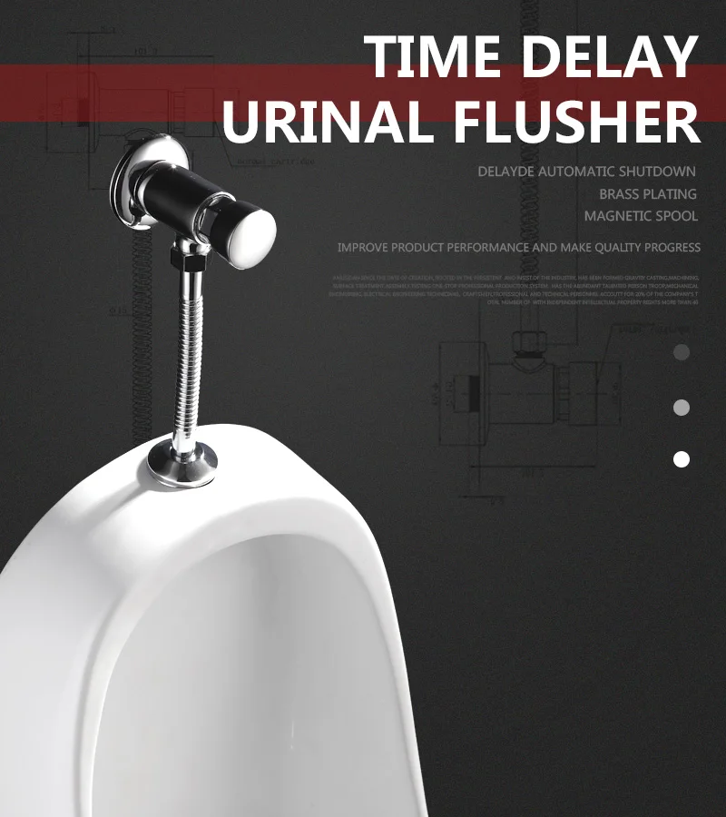 Standing Urinals Time Delay Toilet Urinal Flush Valve - Buy Time Delay ...