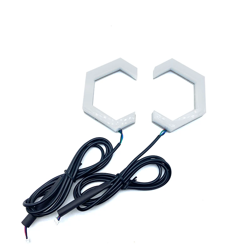 ADT Hex Halo Rings - RGBW LED Retrofit for BMW Headlights