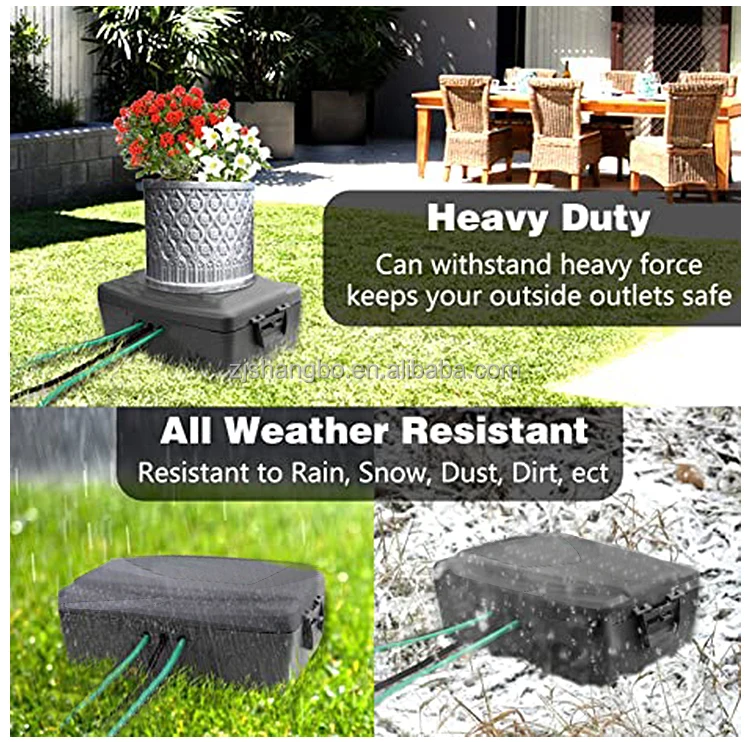 Outdoor Electrical Outlets Box Extension Cord Boxs For Outside ...