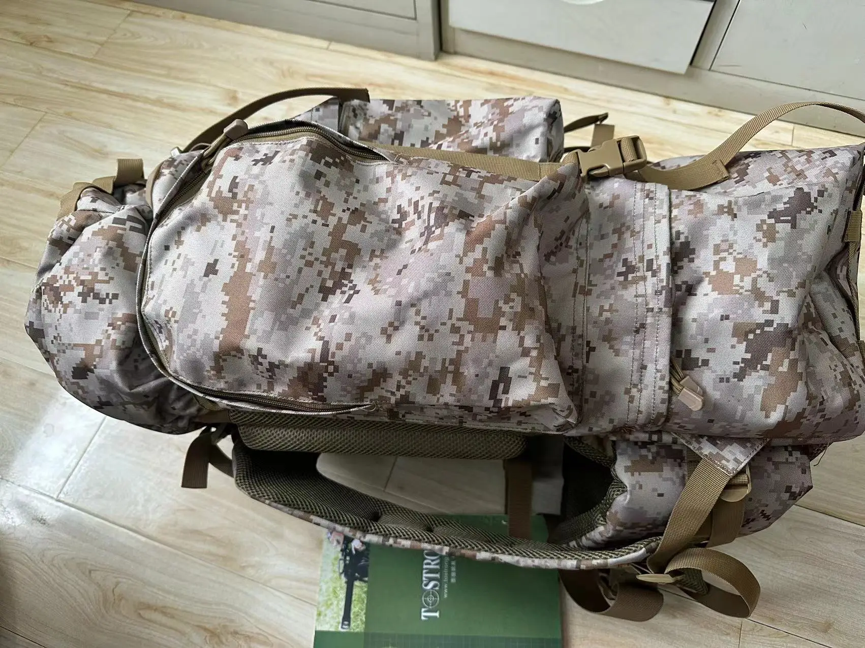 Outdoor knapsack Large Surplus Tactical Backpack Field Pack Desert ...