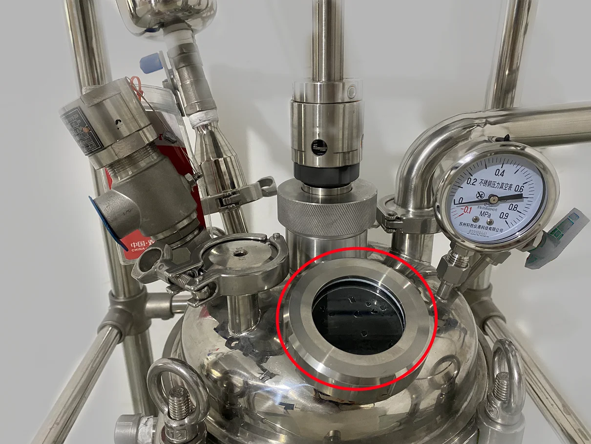 Lab 304 or 316 20L Double Wall Jacketed Reactor - SHANGHAI YUHUA