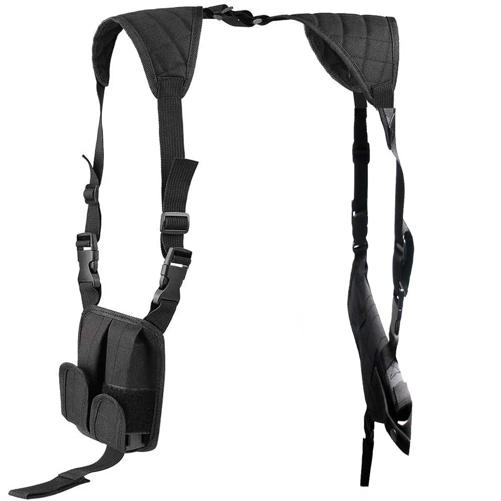 Black Universal Concealed Tactical Shoulder Gun Holster Sling Bag with ...