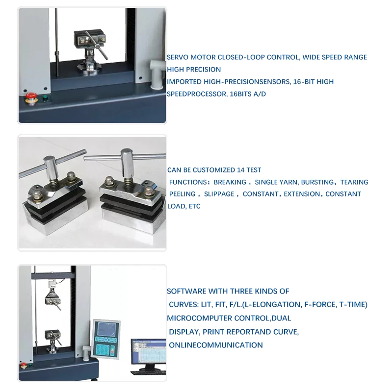 Skz Universal Textile Fabric Tensile Strength Testing Machine - Buy ...